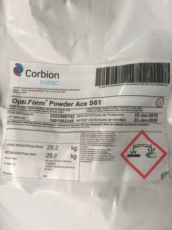 Opti.Form Powder ACE S61 phụ gia thực phẩm - Công ty Toàn Thắng cung ...
